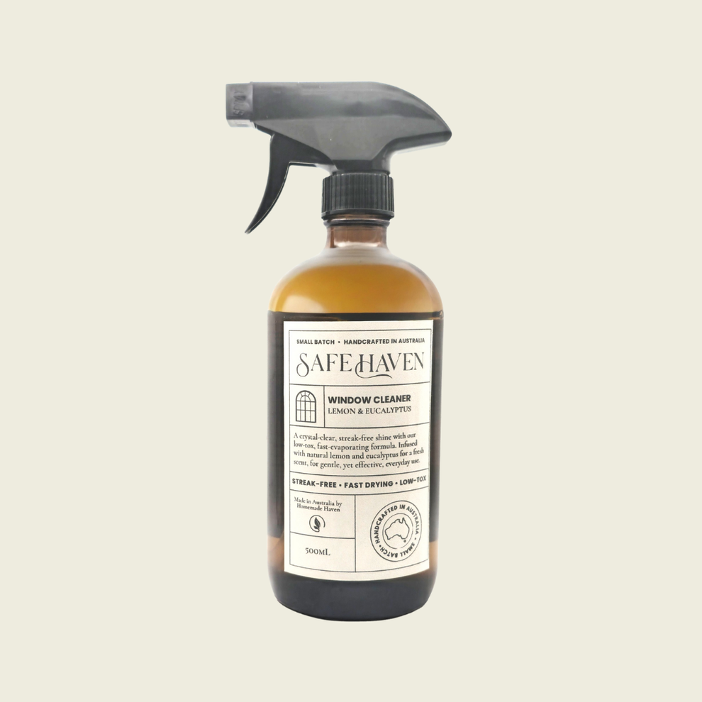 SafeHaven Window Cleaner – Lemon & Eucalyptus – Homemade Haven
